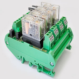 12V 4 Channel Relay Module: AE-04-012D-1-B-C (G2R) | Indmall