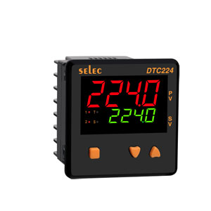 Selec DTC224 | Dual Display, Relay SSR Output 72x72 mm