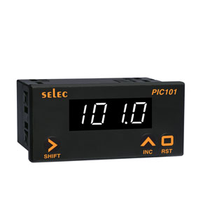 Selec PIC101B-VI | 4 Digits, 7 Segment LED, White Display